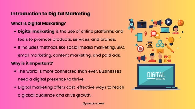 Why Digital Marketing is Essential for Business Growth - skillfloor | PPT