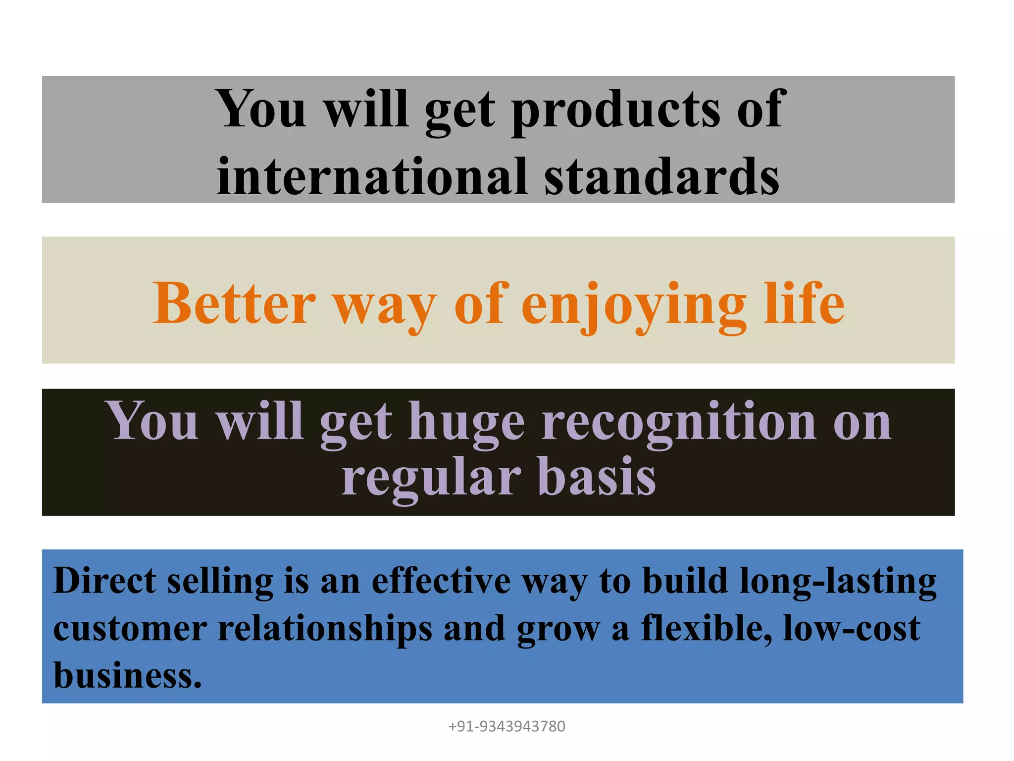 Why direct selling | PPT