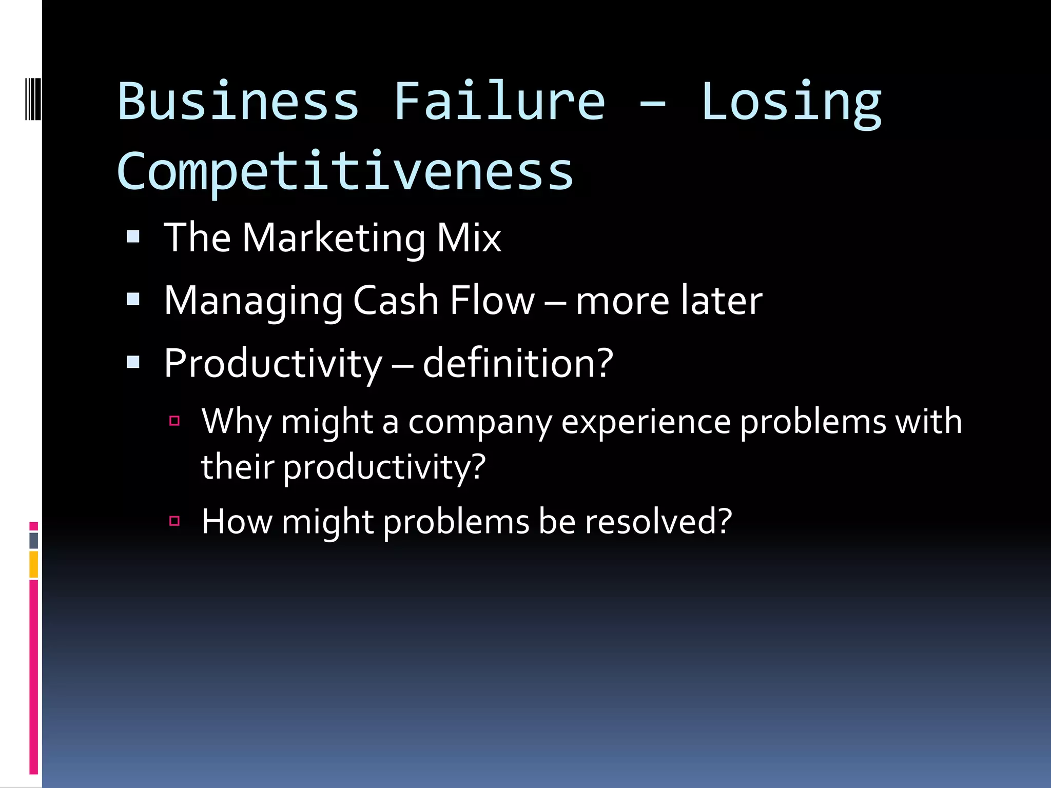 Why do businesses fail | PPTX