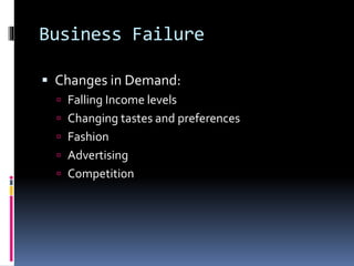Why do businesses fail | PPTX