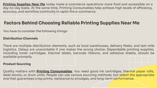 Why do e-commerce suppliers look for reliable printing supplies near me ...