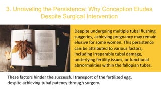 Why Does Conception Remain Elusive Despite Repeated Tubal Flushing for ...