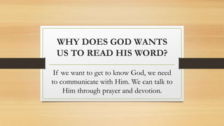 Prayer and Devotion | PPTX