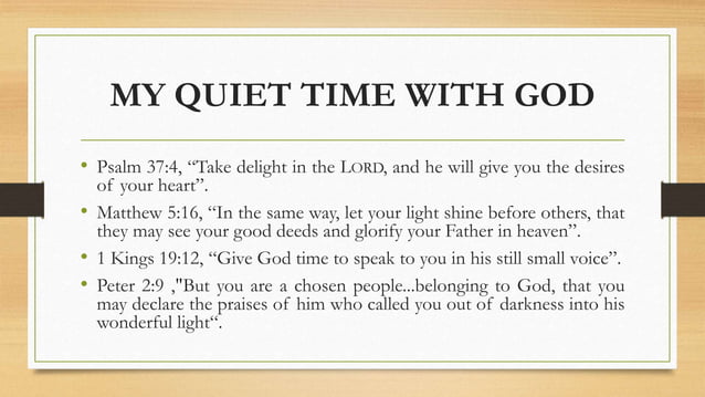 Prayer and Devotion | PPTX