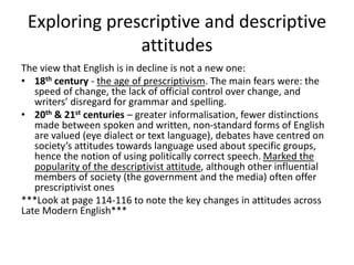 Why does language change | PPT