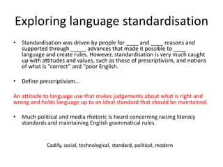 Why does language change | PPT