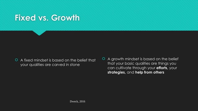 How can Mindset impact Learning and growth | PPT