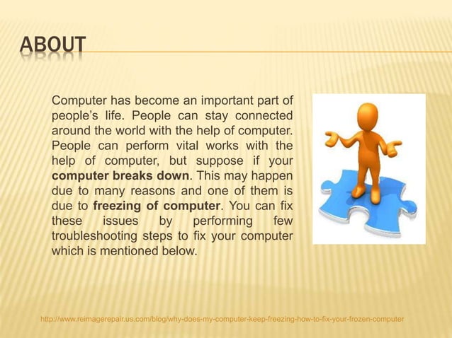 Why does my computer keep freezing how to fix your frozen computer | PPT