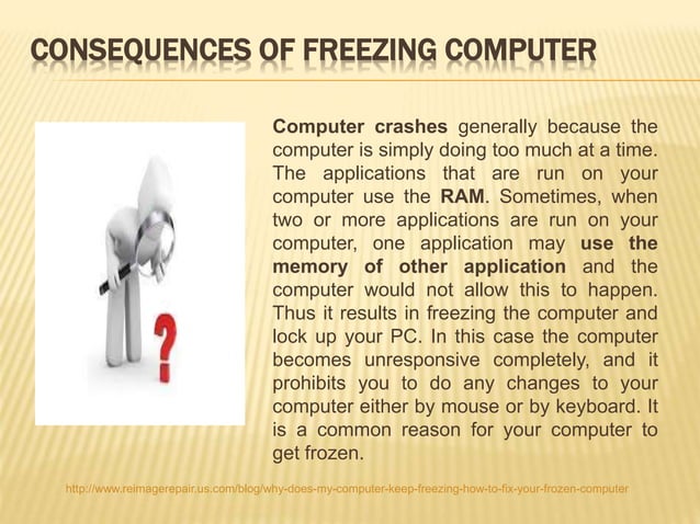 Why does my computer keep freezing how to fix your frozen computer | PPT