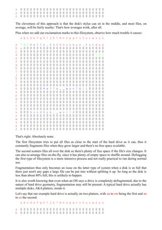 Why doesn't linux need defragmenting, Linux Defragmentation, Defragment, Linux doesn't need ...