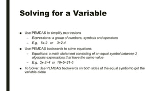 Why does order matter | PPT