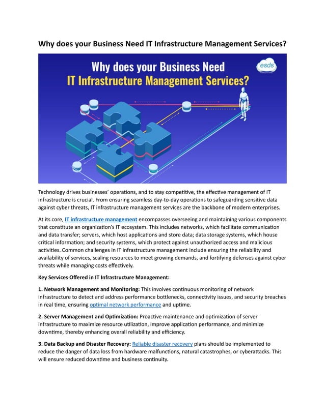 Why does your Business Need IT Infrastructure Management Services.pdf