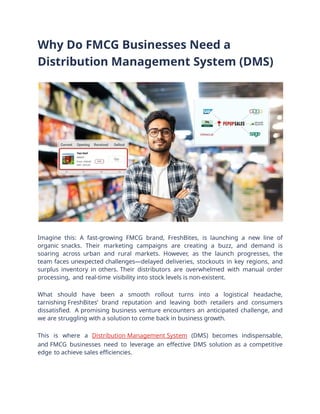 Why Do FMCG Businesses Need a Distribution Management System | PPTX