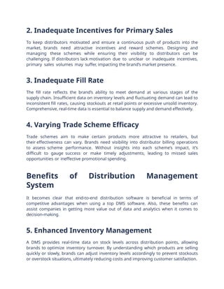 Why Do FMCG Businesses Need a Distribution Management System | PPTX