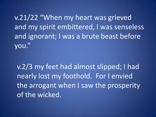 Why do good things happen to bad people (Psalm 73) | PDF | Christianity ...