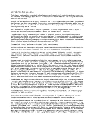 WHY DO I FEEL THIS WAY...STILL? | PDF