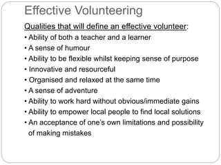 Why do i volunteer | PPT