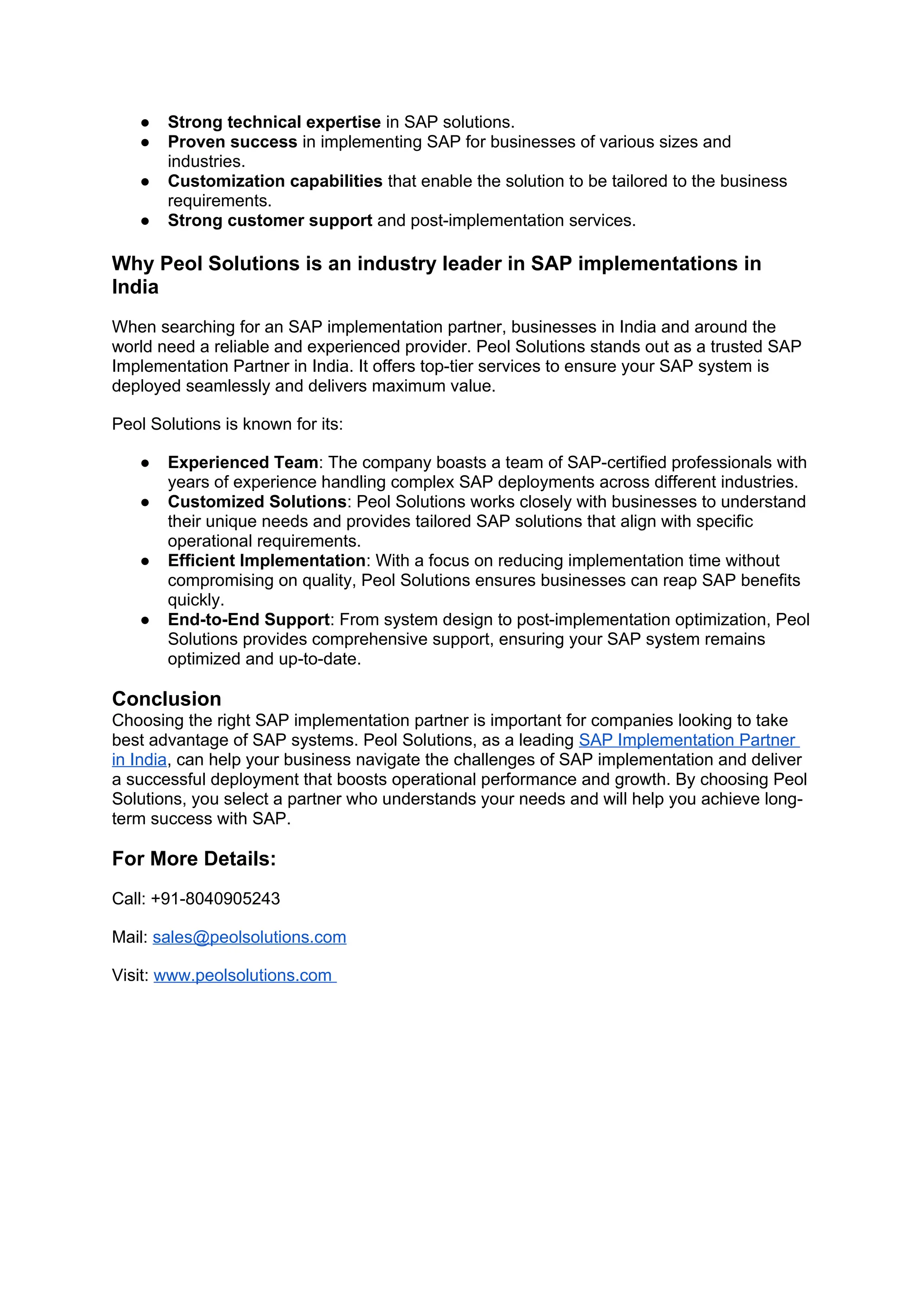 Why Do Leading Companies Depend on Trusted SAP Implementation Partners ...