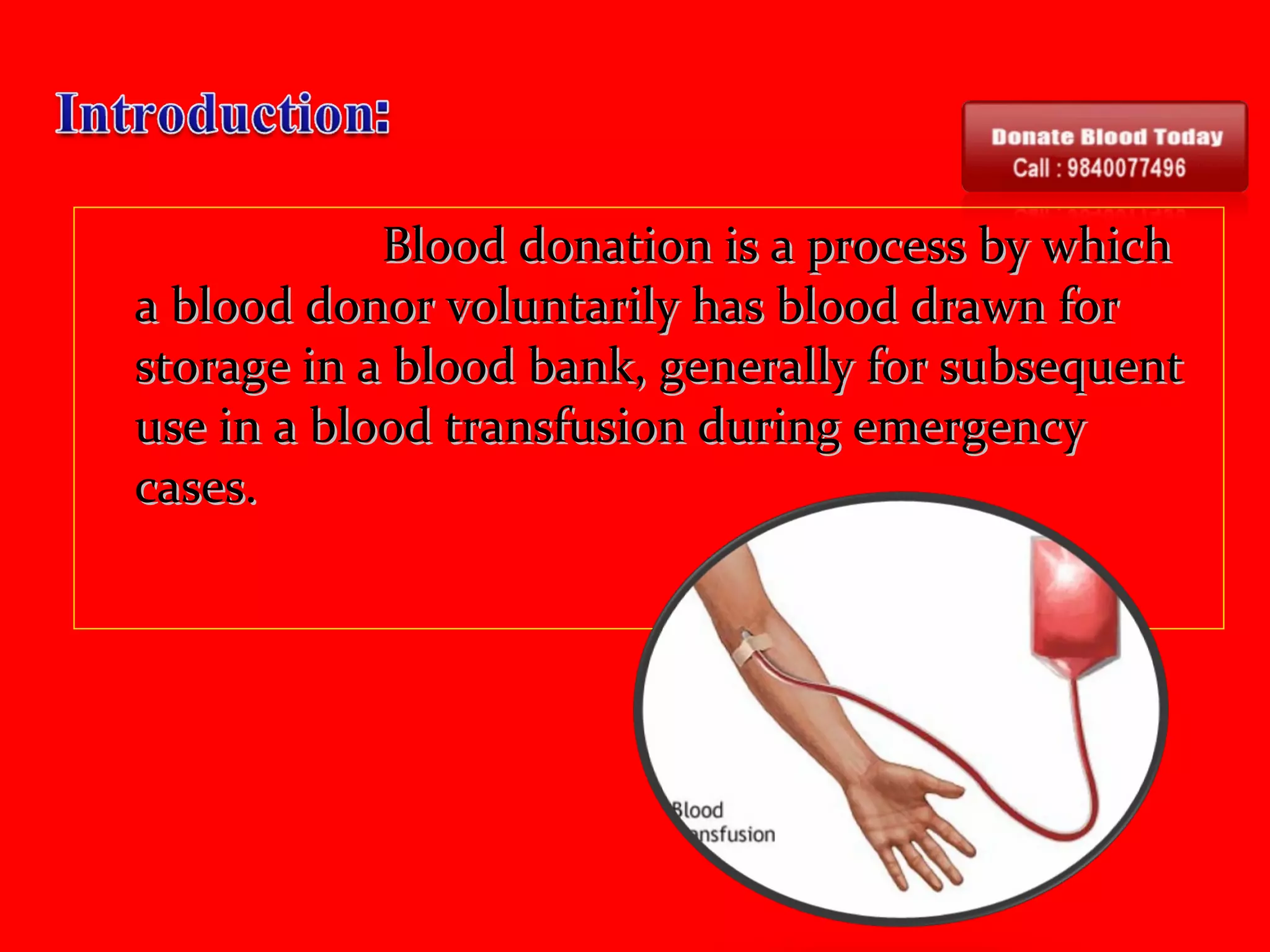 Why donate blood | PPS