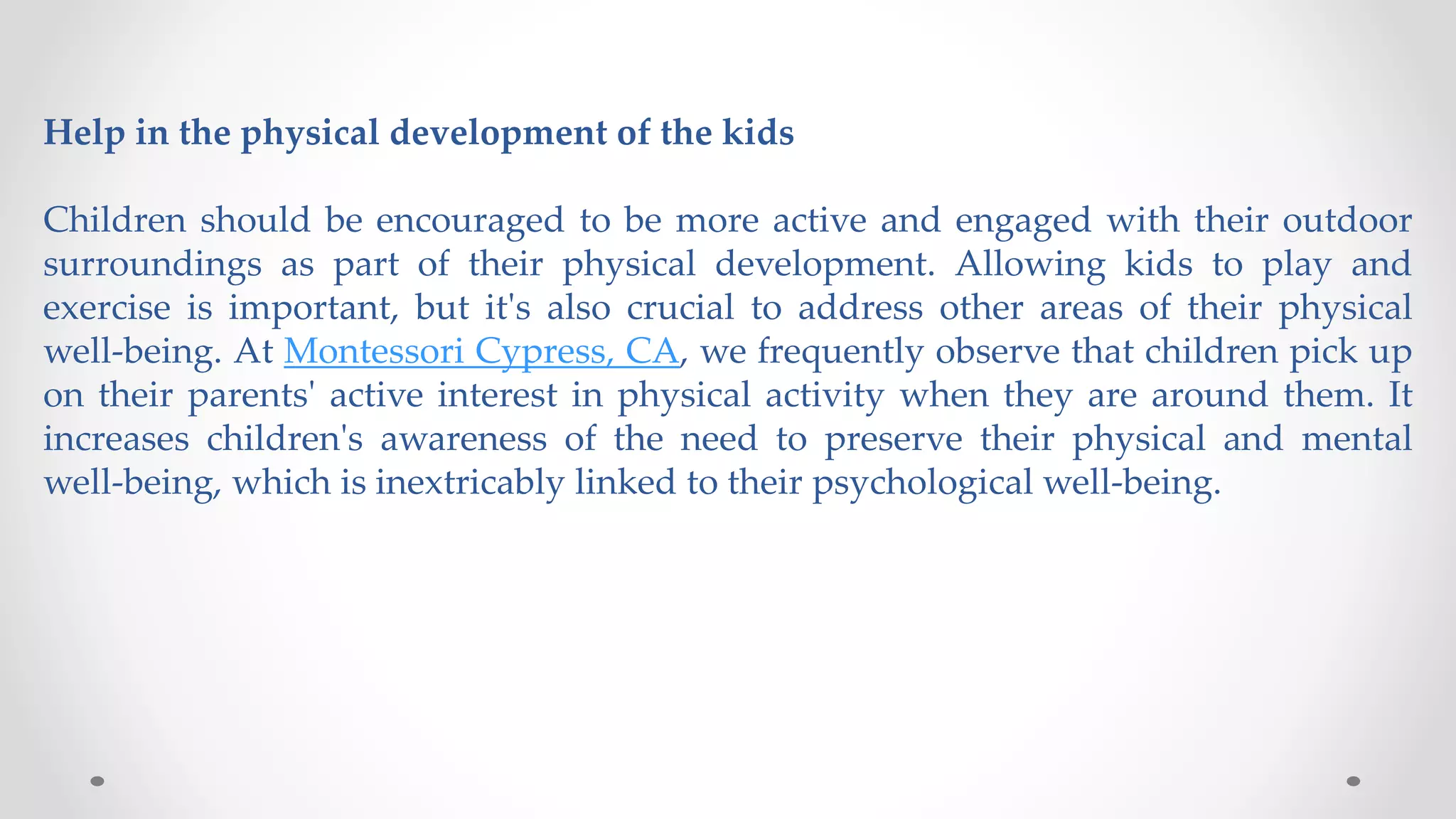 Why do parents play an important role in a kid’s development? | PPT