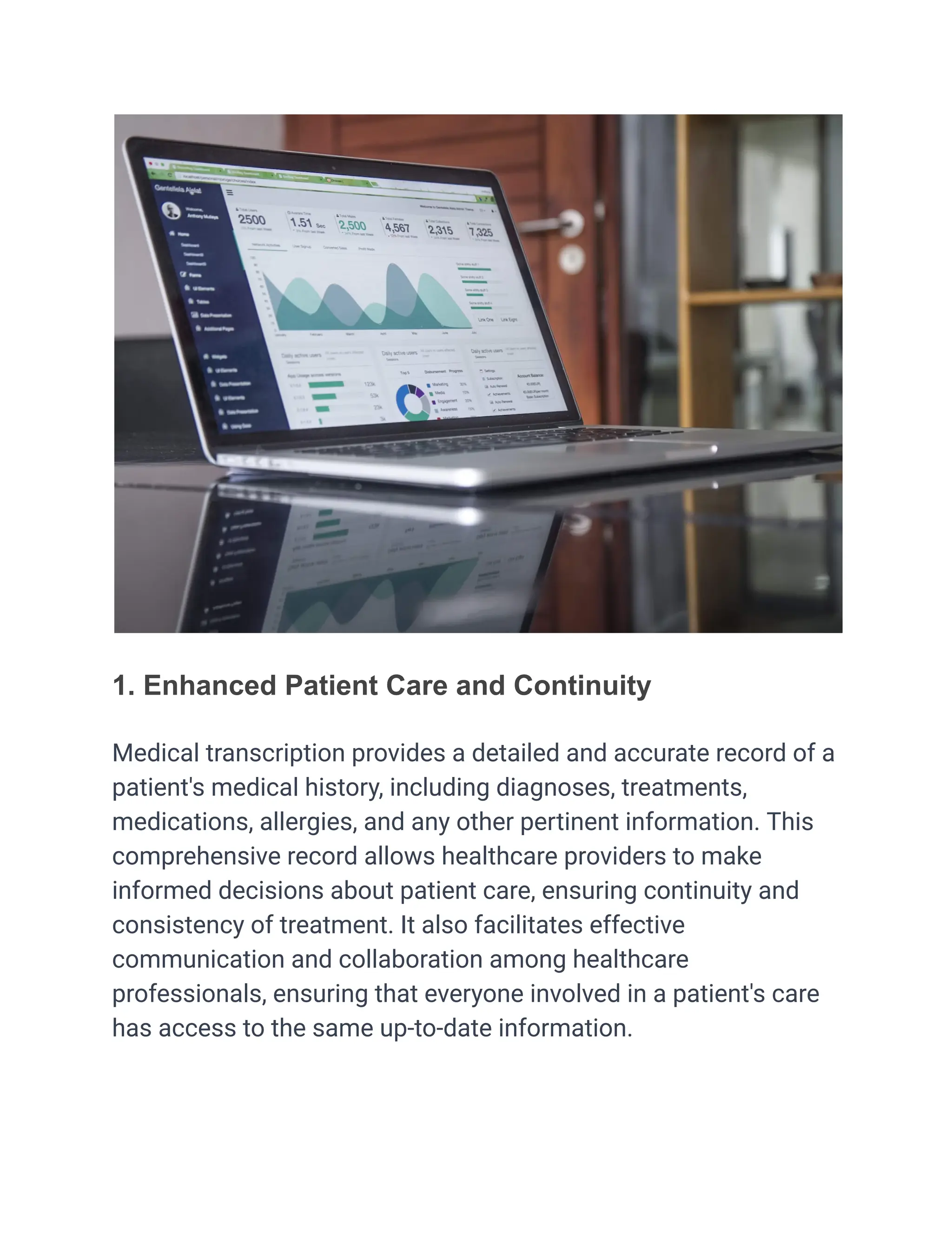 Role of Medical Transcription for Patients | PDF