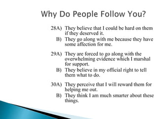 Why do people follow you | PPTX