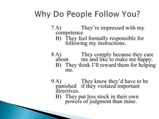 Why do people follow you | PPTX