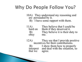 Why do people follow you | PPTX