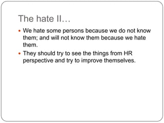 Why do people hate hr | PPT