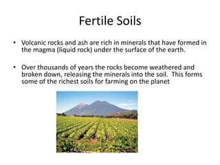 Volcanic hazards and people | PPT