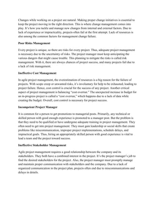 Why Do Projects Fail?- Analyzing the causes | PDF