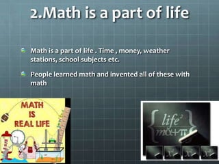 Why do we learn math | PPT