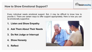 Why Do We Need Emotional Support? How to Give & Receive it? | PPTX