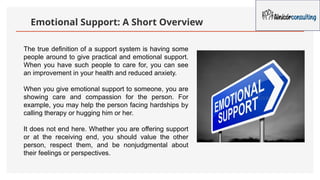 Why Do We Need Emotional Support? How to Give & Receive it? | PPTX