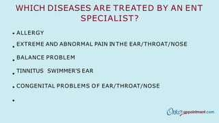 Why do we need ENT Doctors? | PPT
