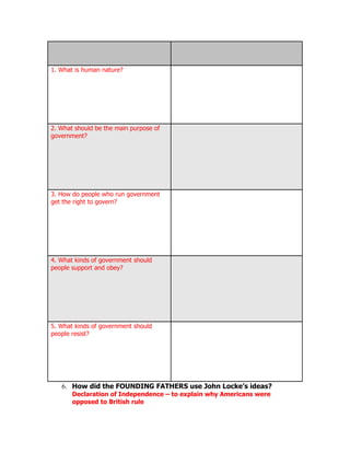 The Key To John Locke: Natural Rights | DOC