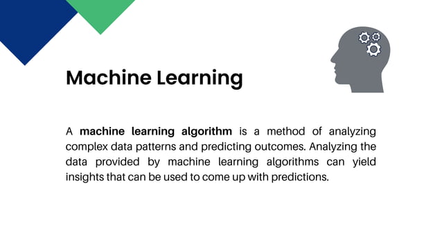 What is the purpose of machine learning? | PPT
