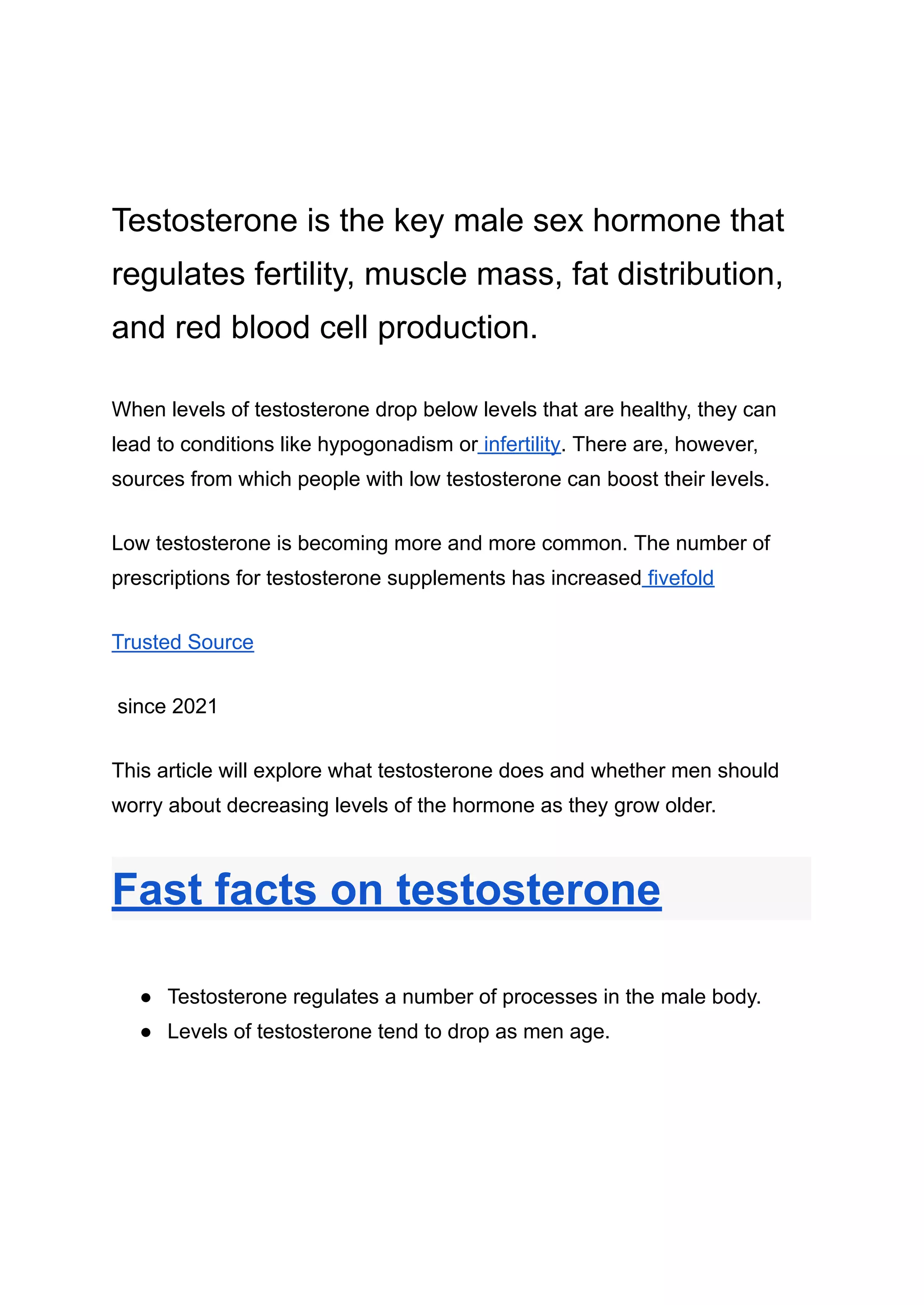 how to increase testosterone | PDF