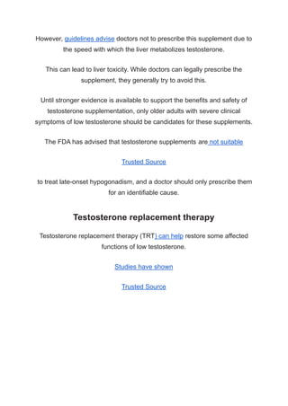 how to increase testosterone | PDF