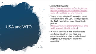 Why do we need the WTO | PPTX | Political Issues & policy | Politics