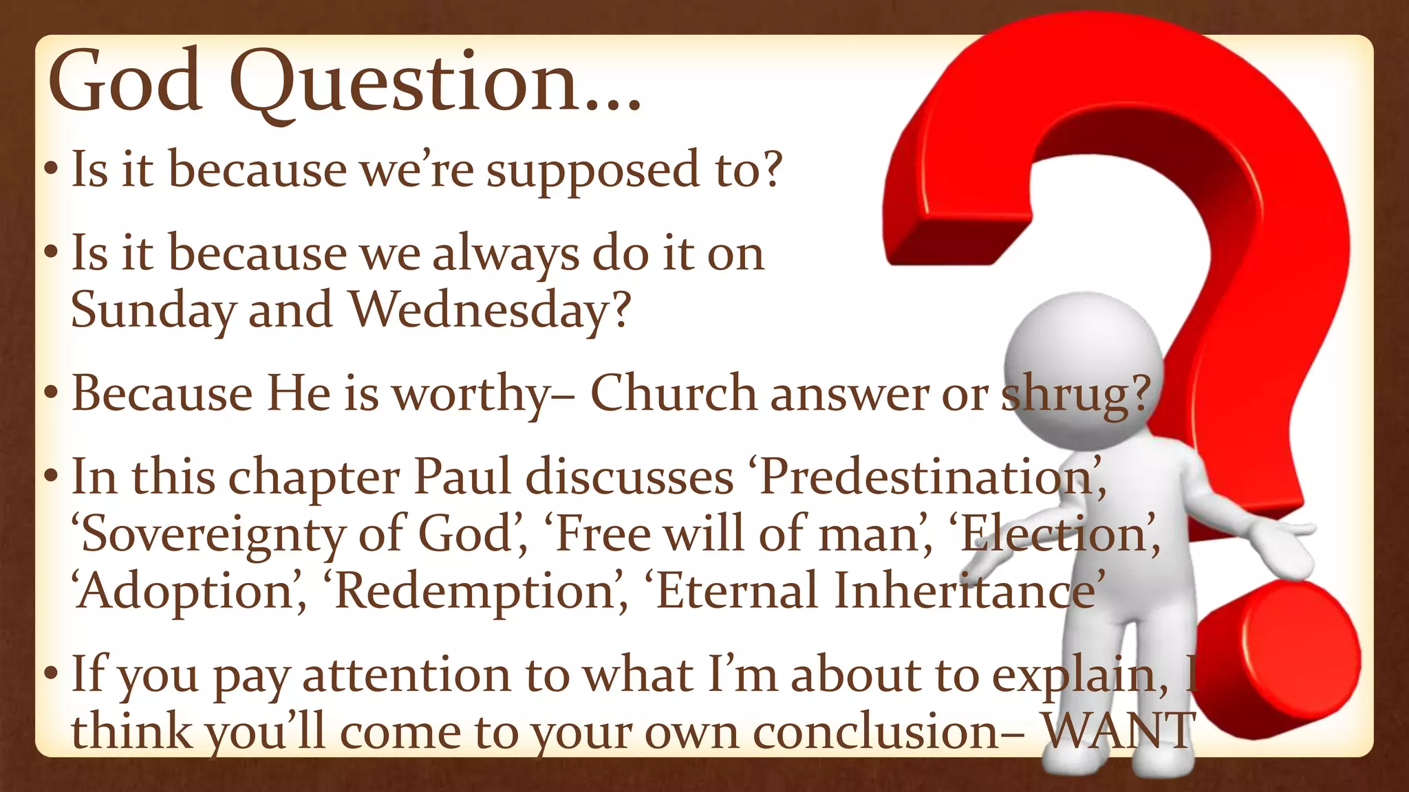 Why do we praise God? | PPTX