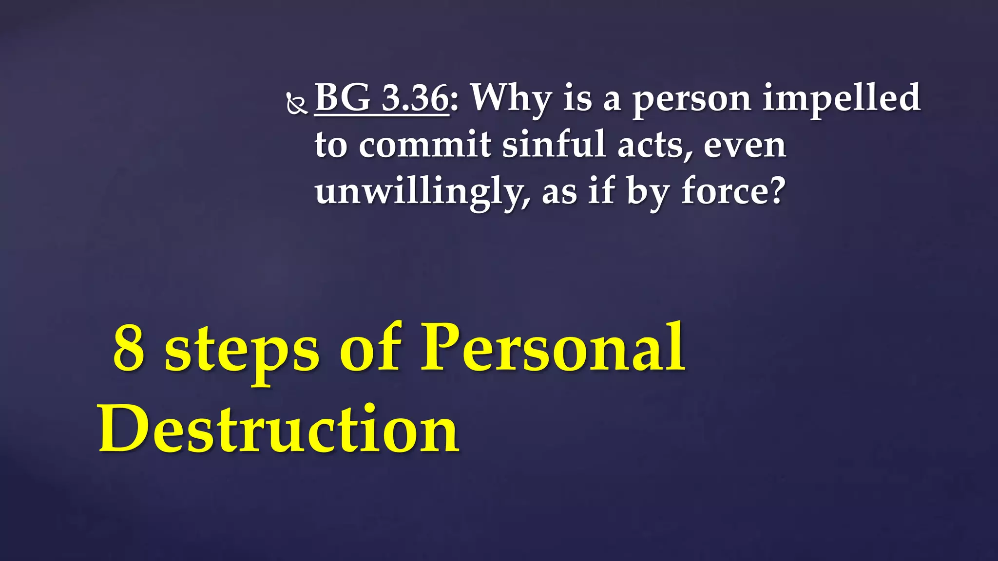 Why do we sin? | PPT