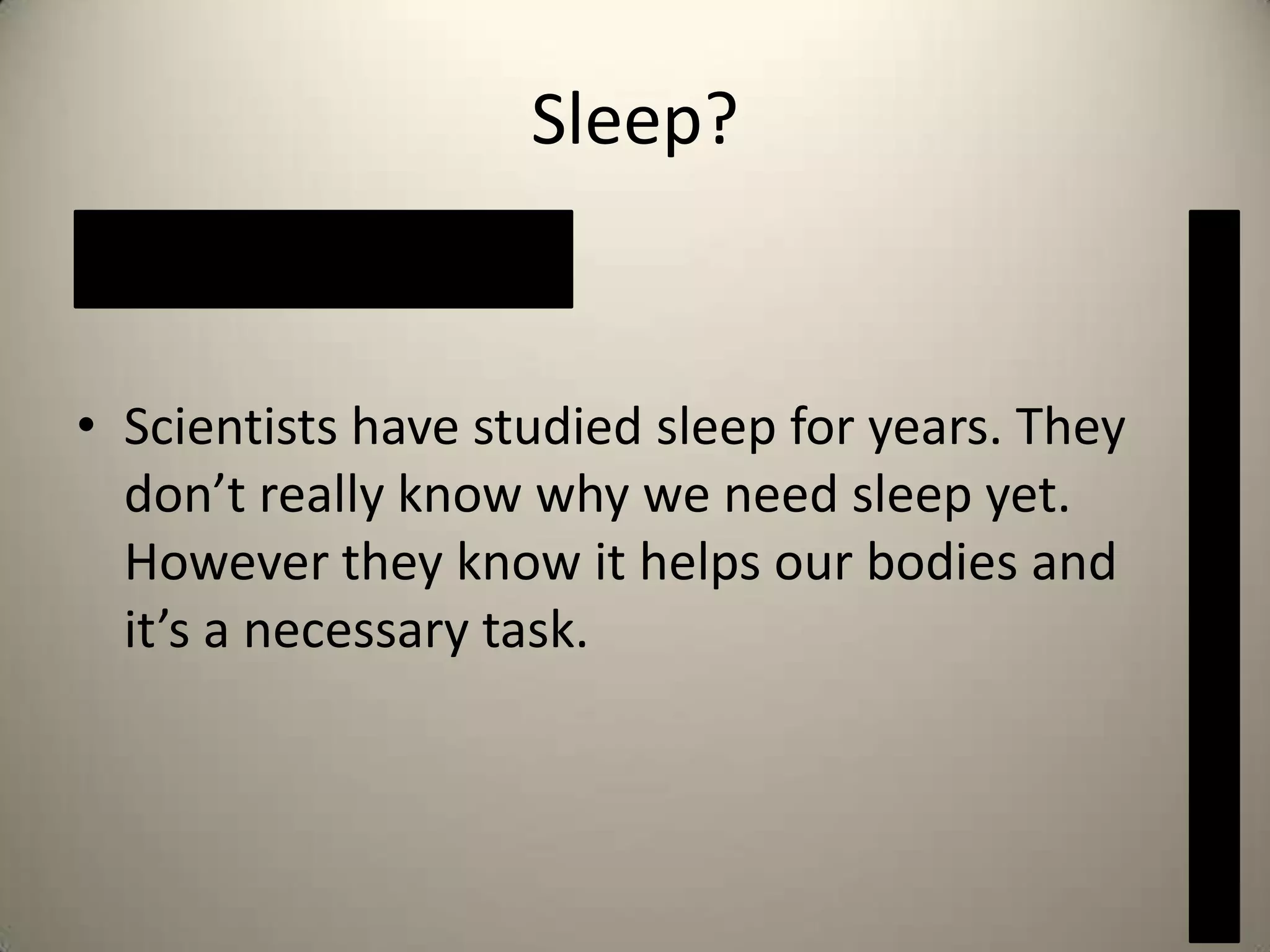 Why do we sleep | PPTX