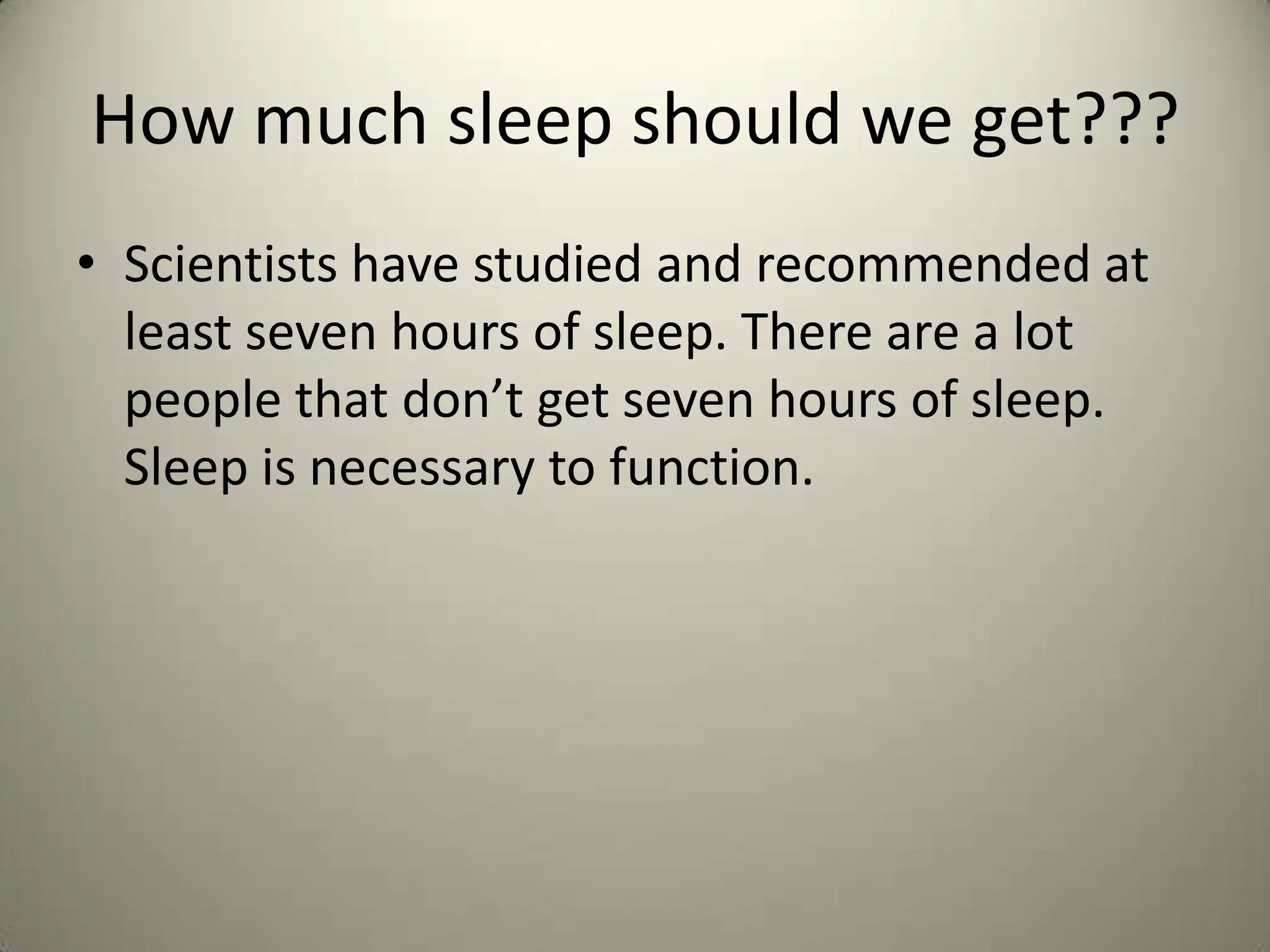 Why do we sleep | PPTX