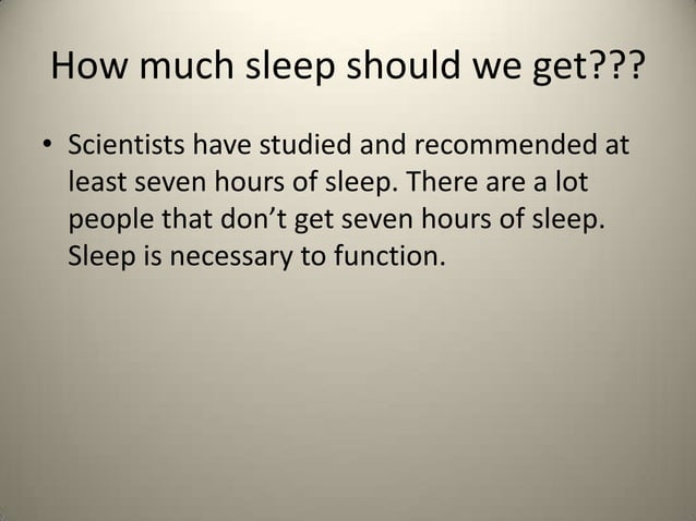 Why do we sleep | PPTX