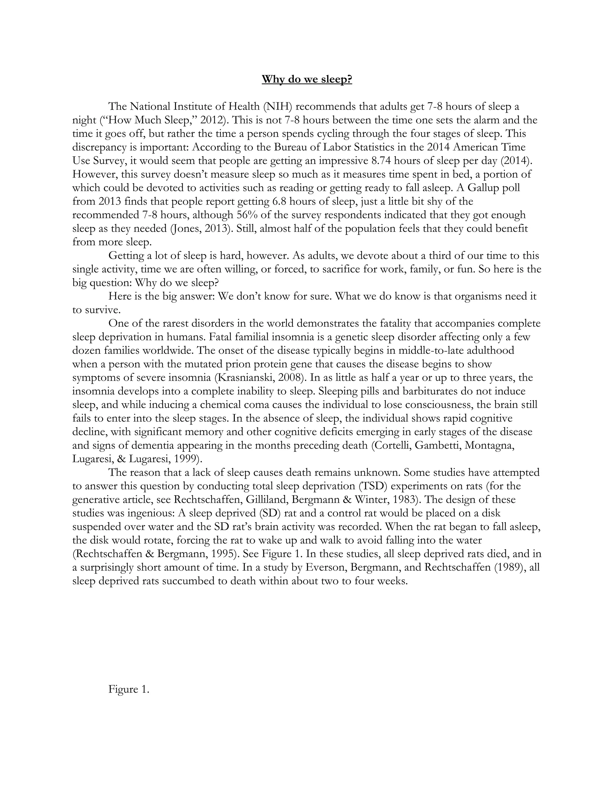 Why do we sleep? | DOCX