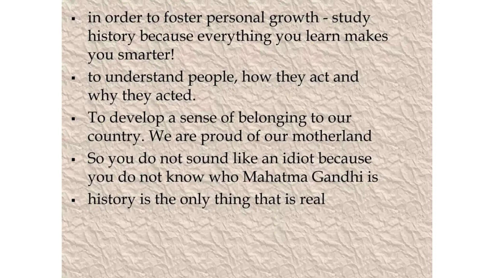 Why do we study history? What is the importance of studying history ...