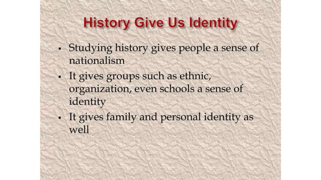 Why do we study history? What is the importance of studying history ...