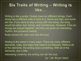 Why do we write | PPTX