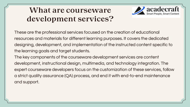 Why do you need dedicated courseware development services.pptx